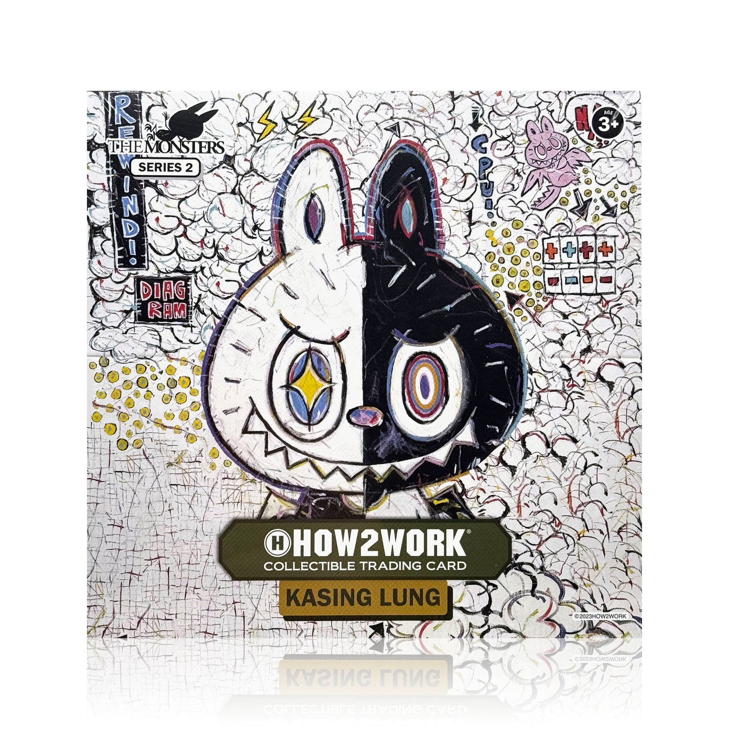 How2work The Monsters Series 2 Kashing Lung Labubu 1st Edition Collect – Yamacardo