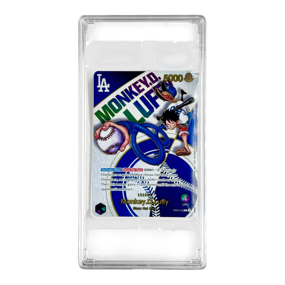 Money.D.Luffy 2025 One Piece English LA Dodgers Promo EB02 #010 Leader ...