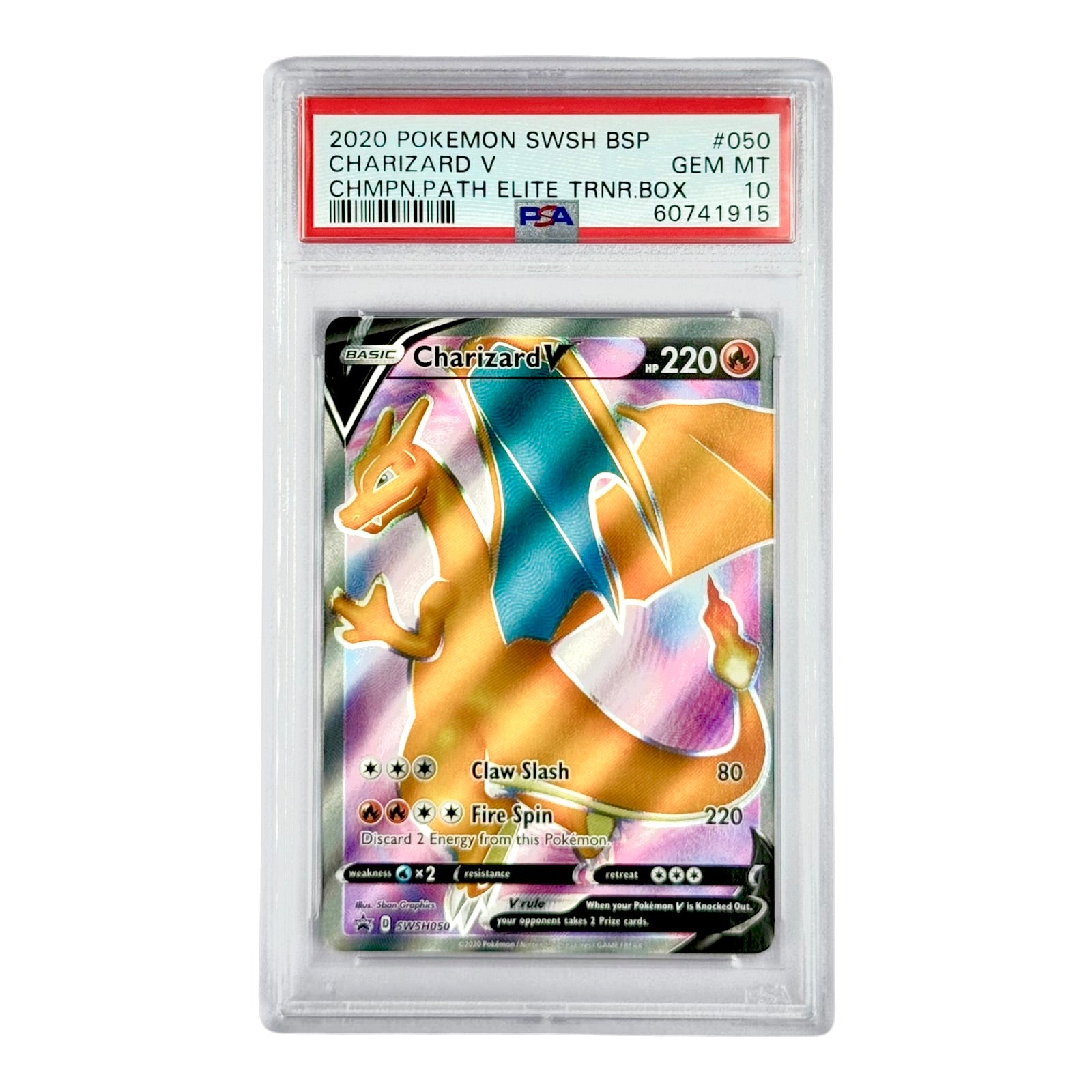 Charizard 2020 Pokemon English Elite Trainer Box Promo #050 PSA 10 ...