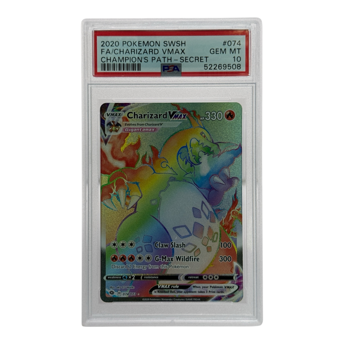 Charizard 2020 Pokemon Japanese SWSH Champion's Path Vmax Secret Rare ...