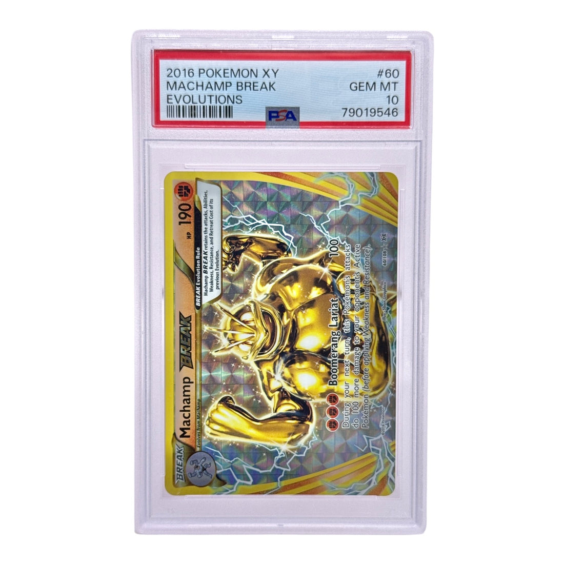 Machamp 2016 Pokemon XY Evolutions #60 PSA 10 – Yamacardo