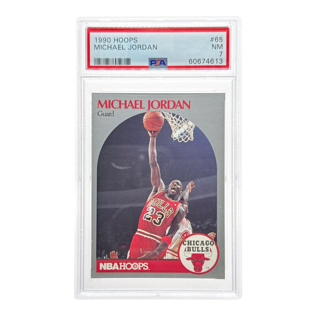 Michael Jordan 1990-91 NBA Hoops #65 PSA 7 – Yamacardo