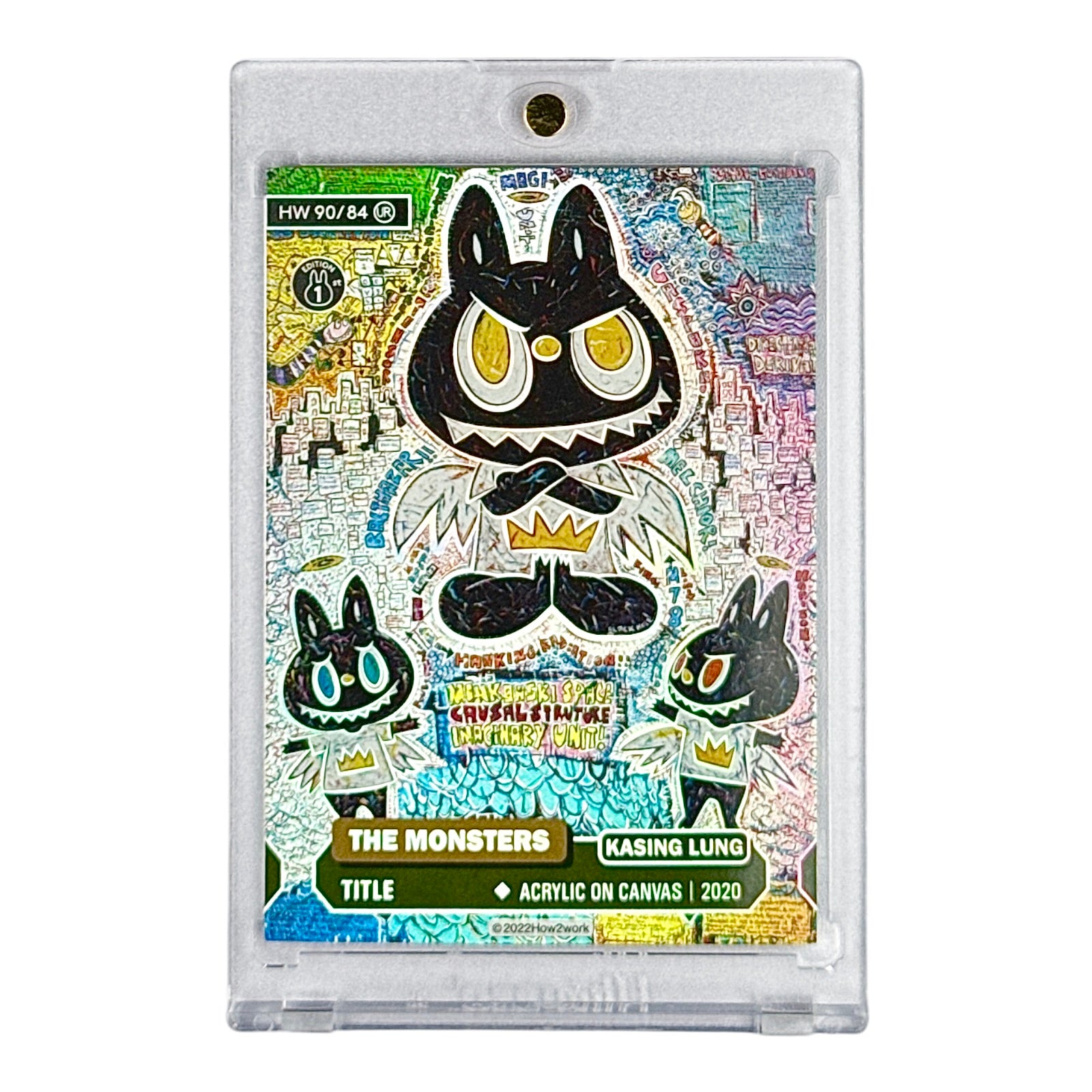 Labubu How2work The Monsters Trading Collectible Cards Series 1 #HW 90 ...