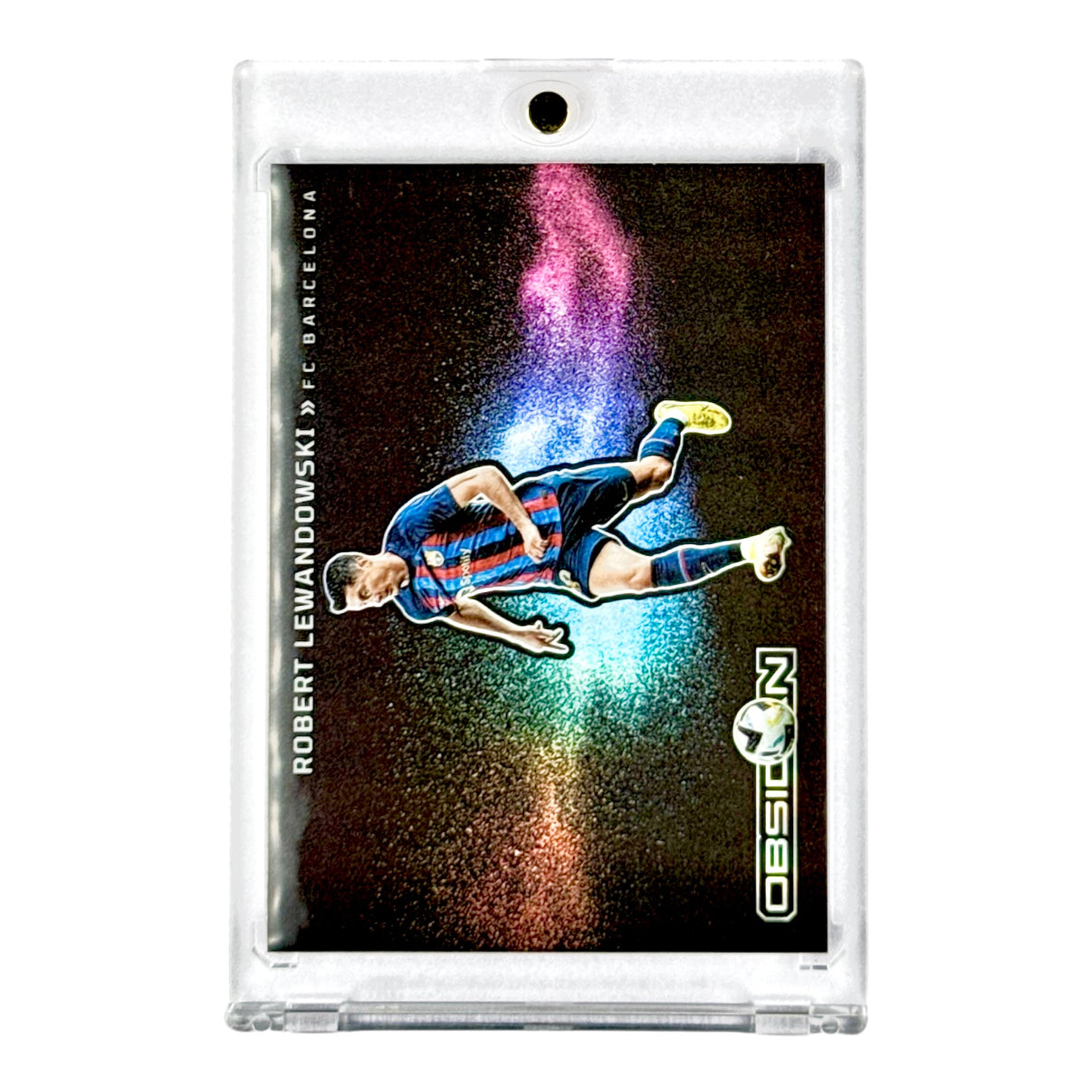 Robert Lewandowski 2022-23 Panini Obsidian Soccer Color Blast #3 ...