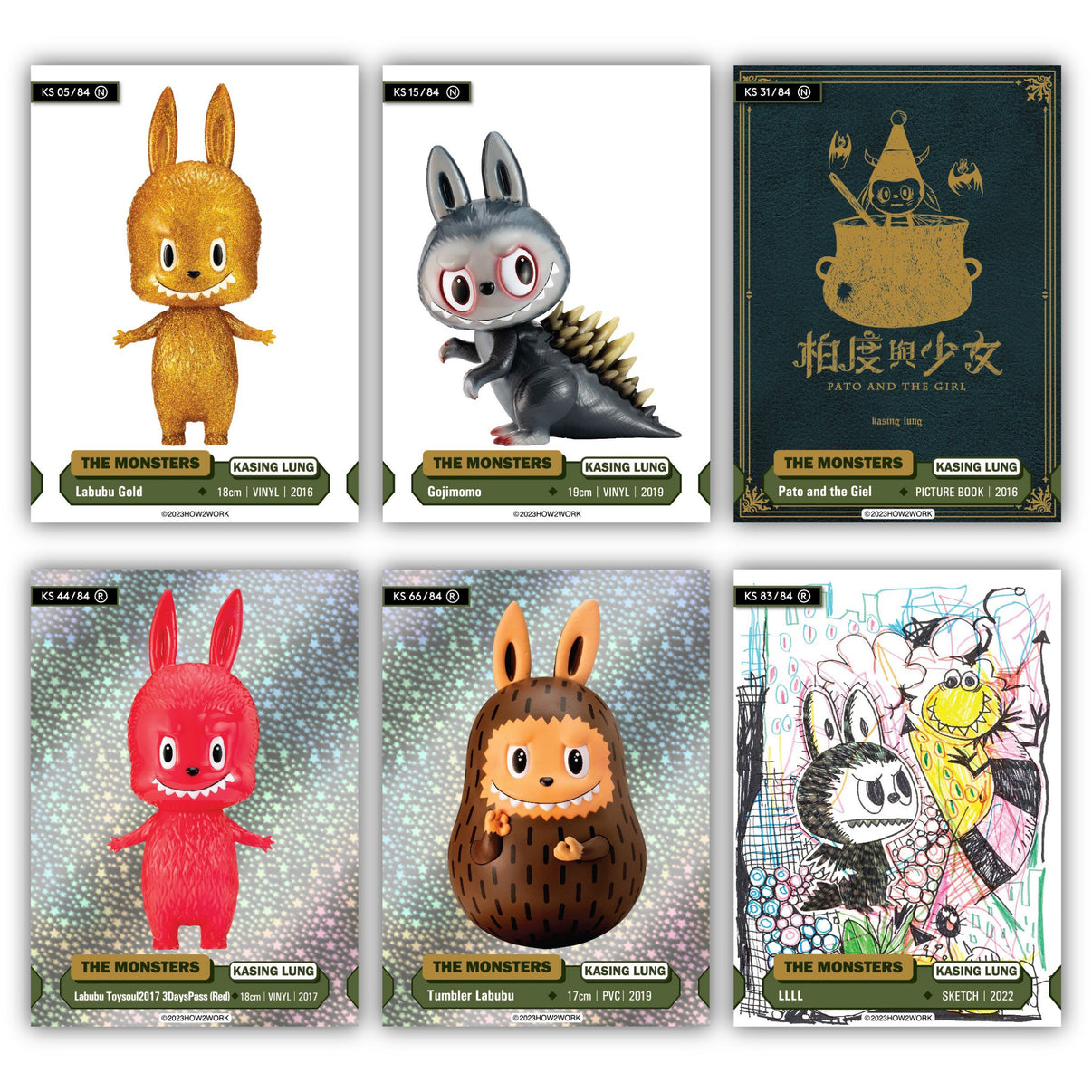 How2work The Monsters Series 2 Kashing Lung Labubu 1st Edition Collect ...